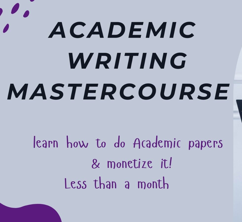 Academic Writing Masterclass - Sarah Thuo